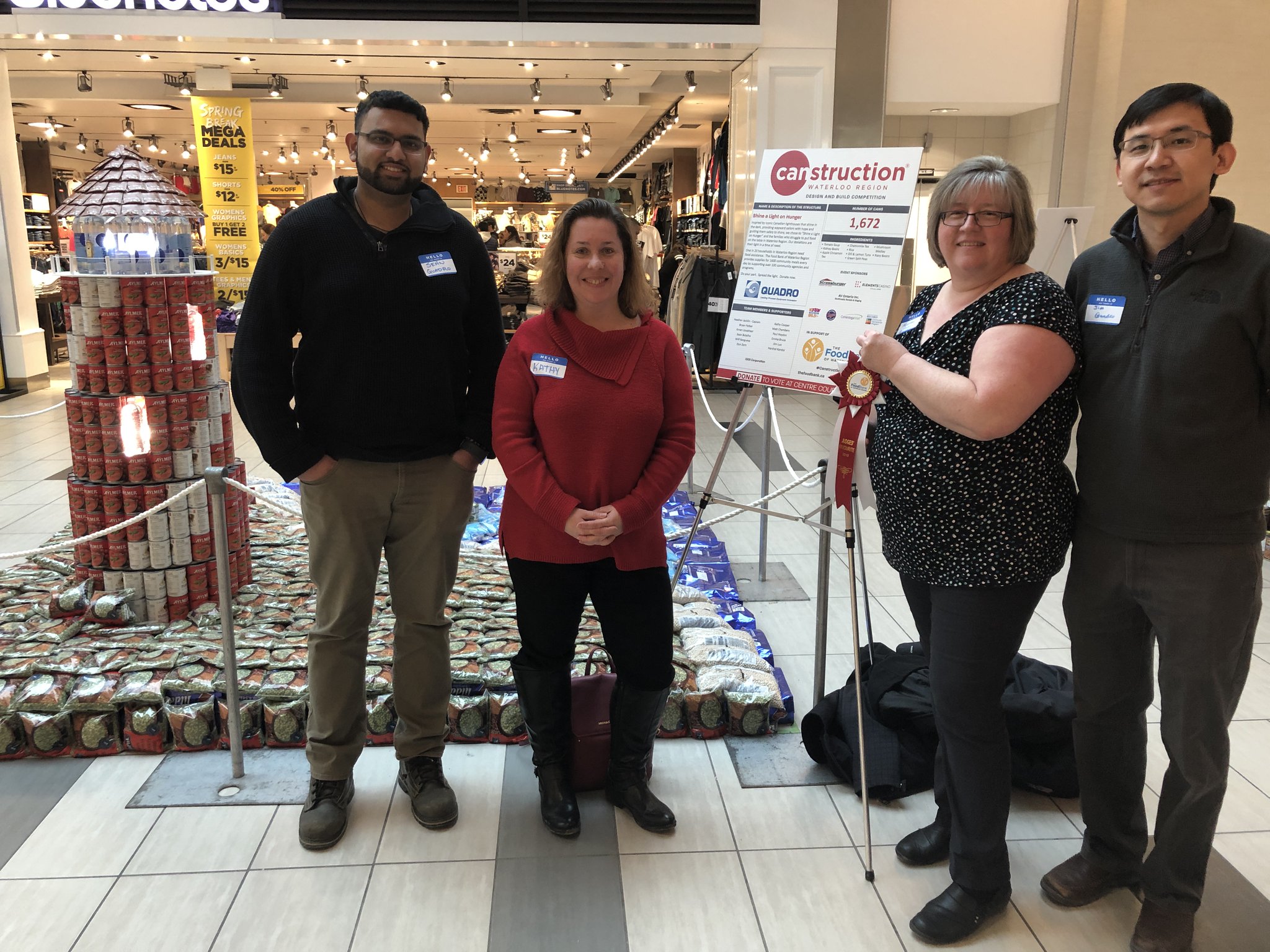 Quadro Wins Awards at Canned Food Drive Competition - IDEX Corporation