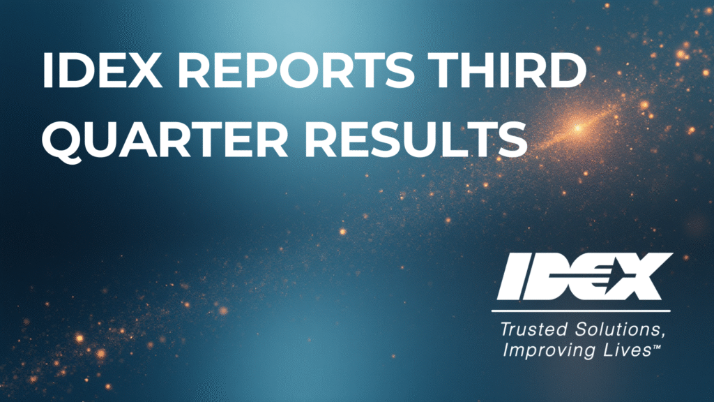 News Releases - IDEX Corporation